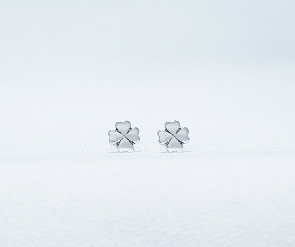 Stud Earrings Sterling Silver Plain Minimalist Classic