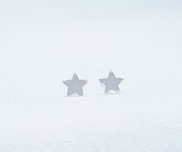 Stud Earrings Sterling Silver Plain Minimalist Classic