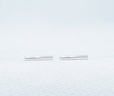 Stud Earrings Sterling Silver Plain Minimalist Classic